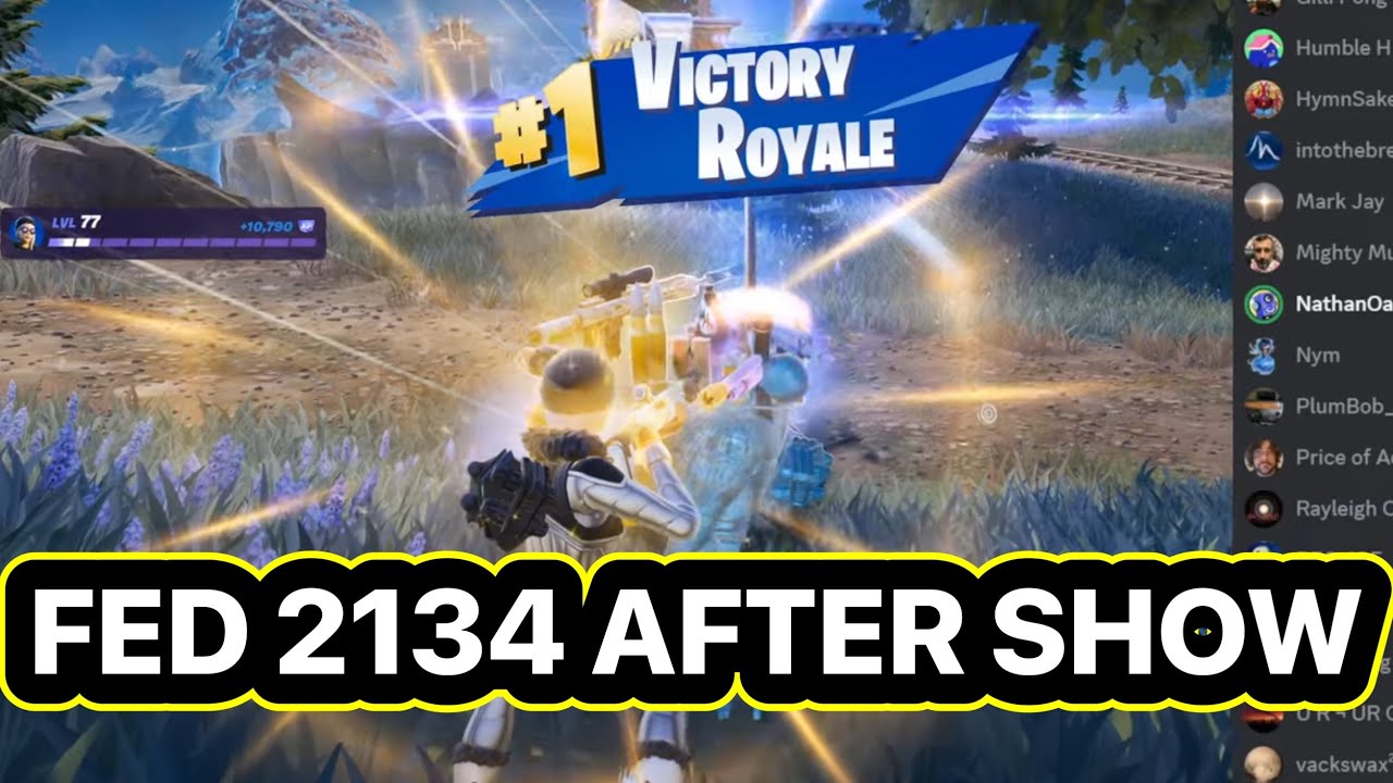 FED 2134 Uncut & After Show Mr. Anderson Fortnite Victory Royal - YouTube