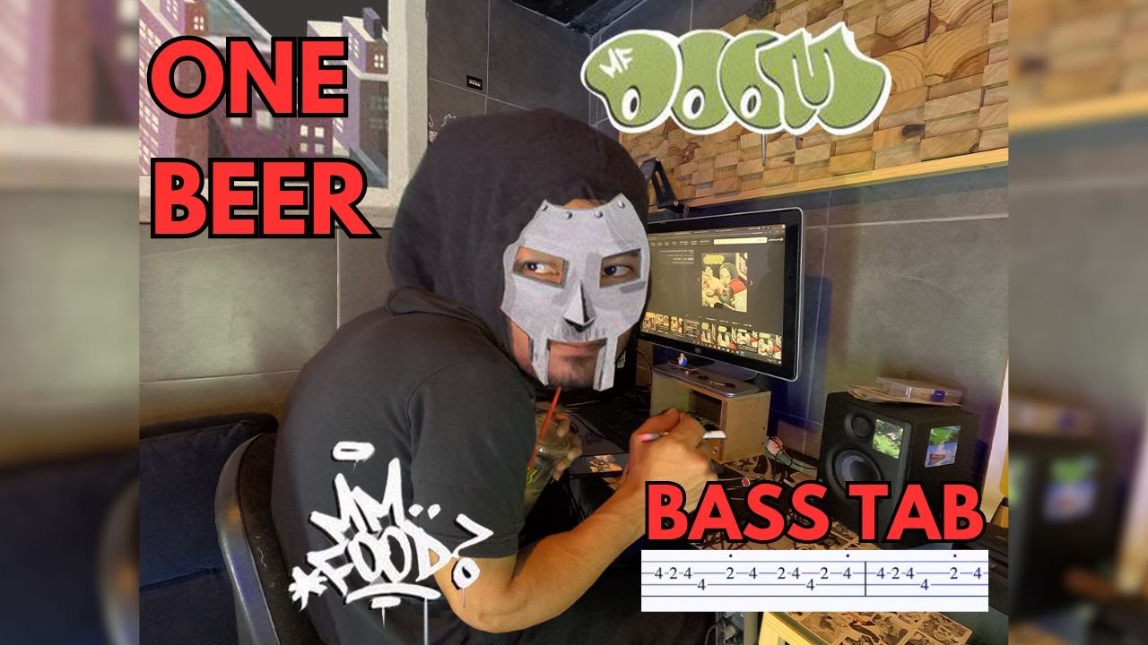 MF DOOM - ONE BEER - ( BASS TAB + COVER) - YouTube