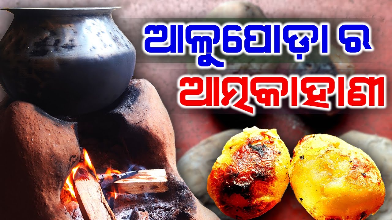 ଆଳୁପୋଡ଼ାର ଆତ୍ମକାହାଣୀ | Alu poda | Odia alu poda recipe | Alu chakata ...