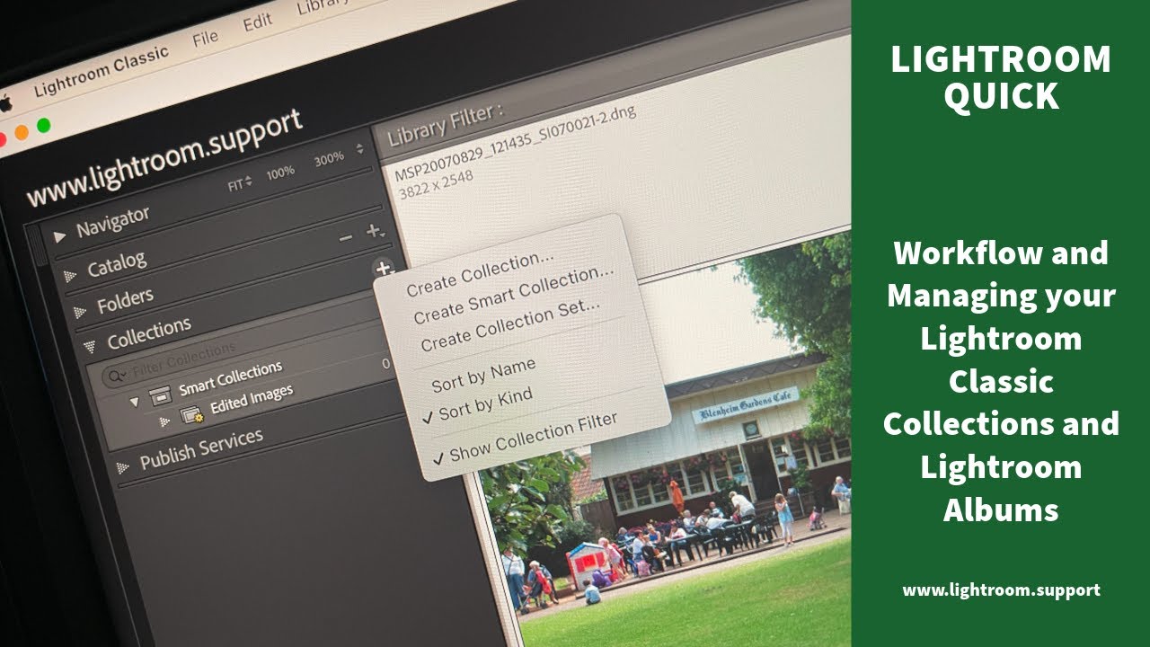 Lightroom Classic Collections and Lightroom Albums Workflow - YouTube