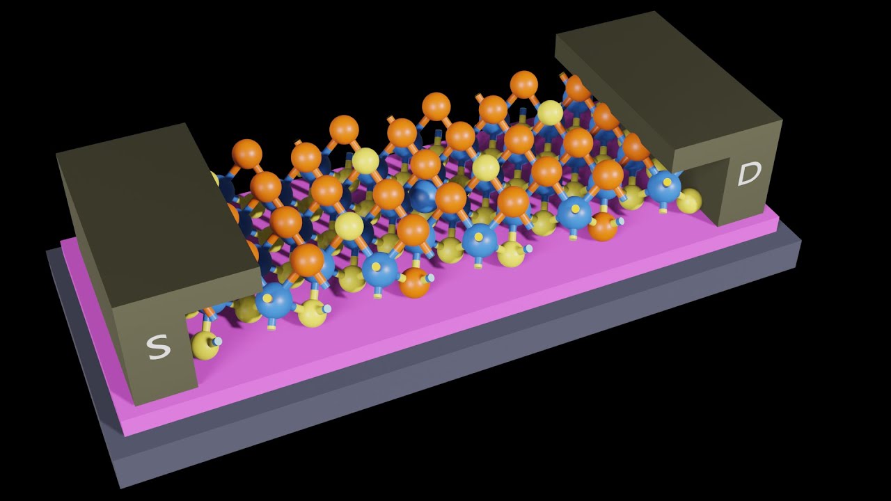 Tutorial: Making 3-D schematic of MoS2 FET using Blender - YouTube