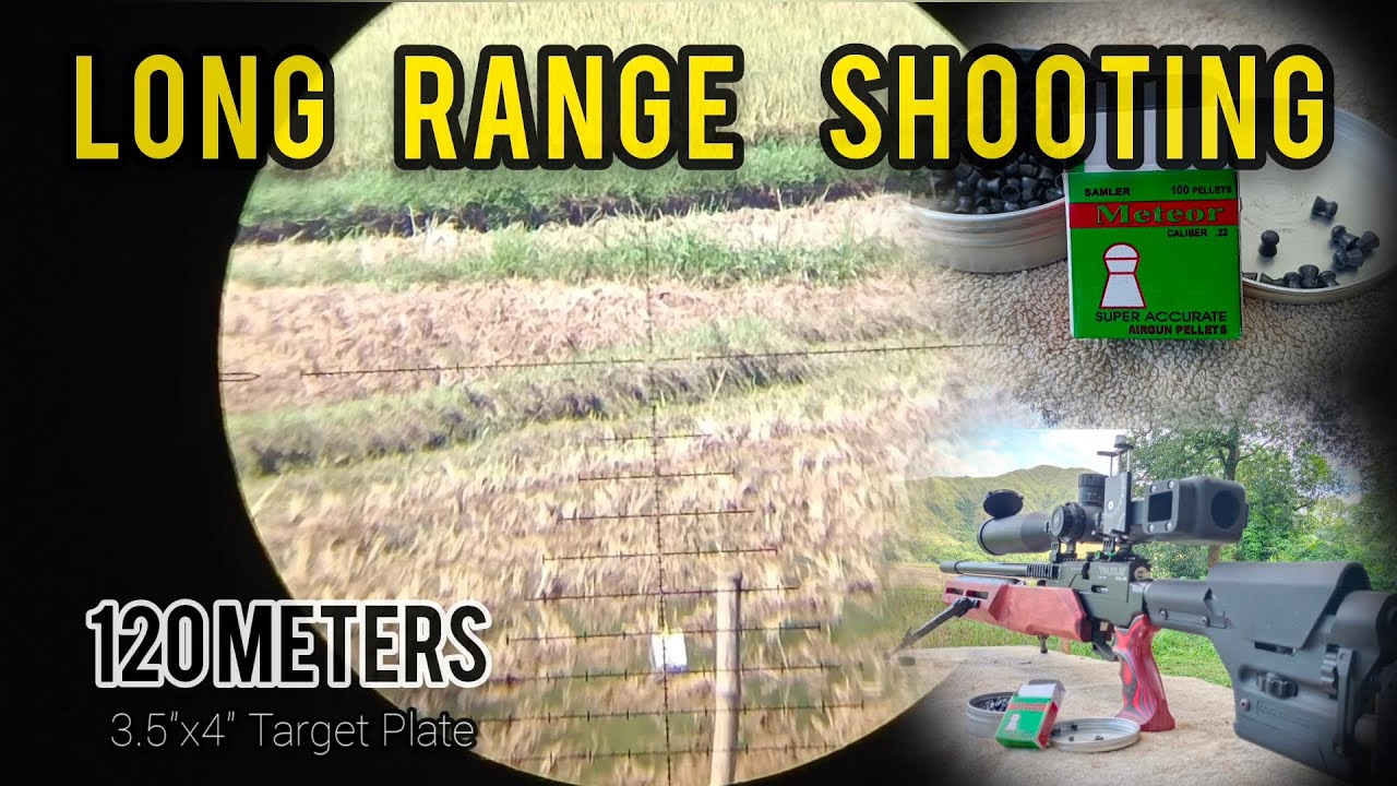 Airgun Long Range Shooting Using Meteor Pellet - YouTube