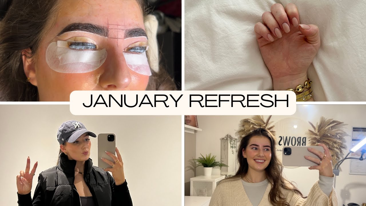 Top tips for a January refresh | Eyebrows, lashes, nails, pilates🩰 🤍 ...