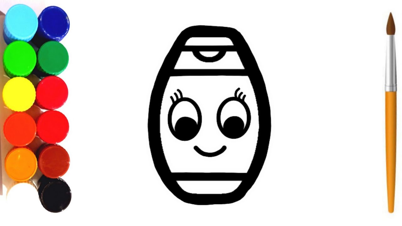 How to Draw a Shampoo For Kids Step by Step and Coloring | Shampoo ...