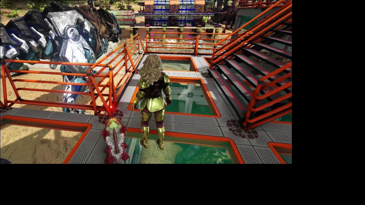 Ark Survival - Base com mod Castles, Keeps, and Forts: Science Fiction - YouTube