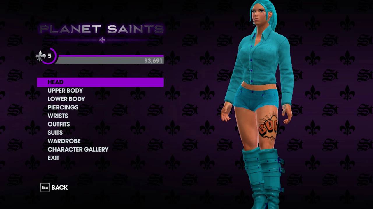 Saints Row The Third My Female Charcter 2 In 1080p Youtube