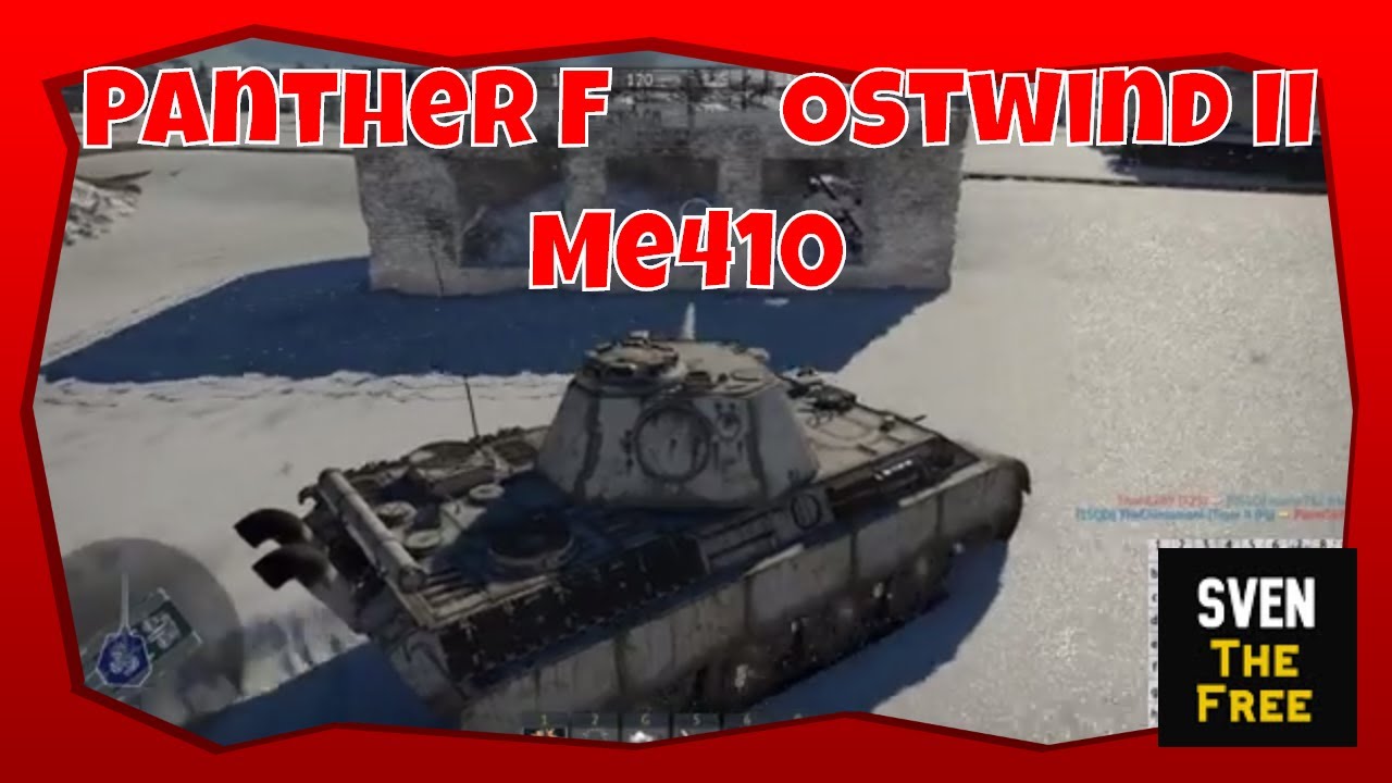 War Thunder Panther F, Ostwind II and Me410 on Stalingrad - German ...