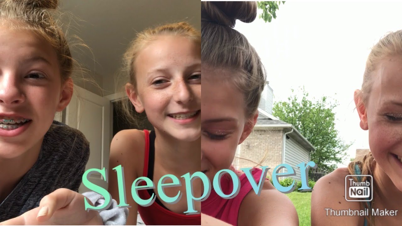Sleepover vlog / s and l - YouTube
