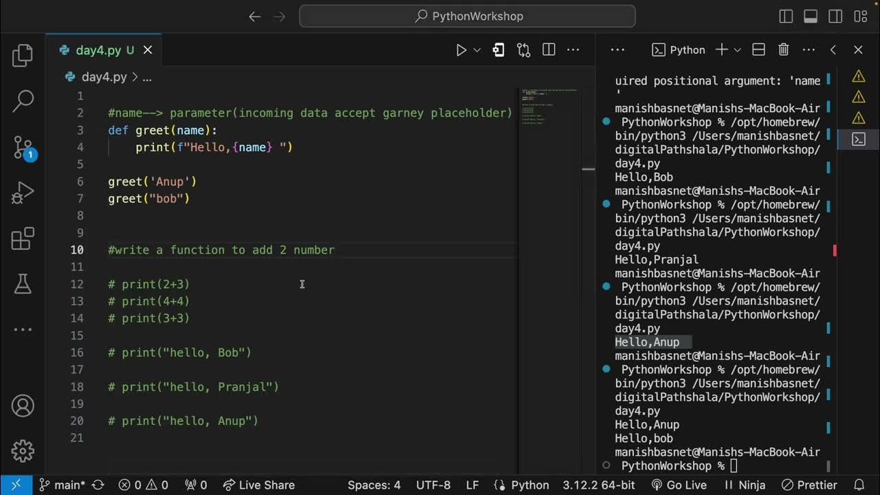 Python Day 4 - YouTube