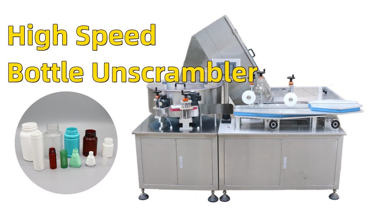 High Speed Bottle Unscrambler - YouTube
