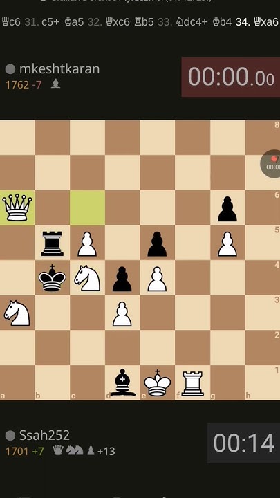 the white pawn attacks #chess #chesscom #hikaru #watch #chess24 #chesstime - YouTube