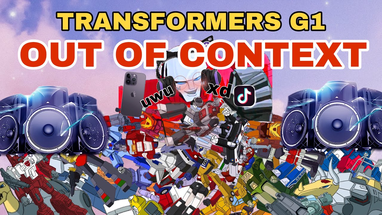Transformers G1: Out of context #3 (Música Cringe de Blaster 💀) - YouTube