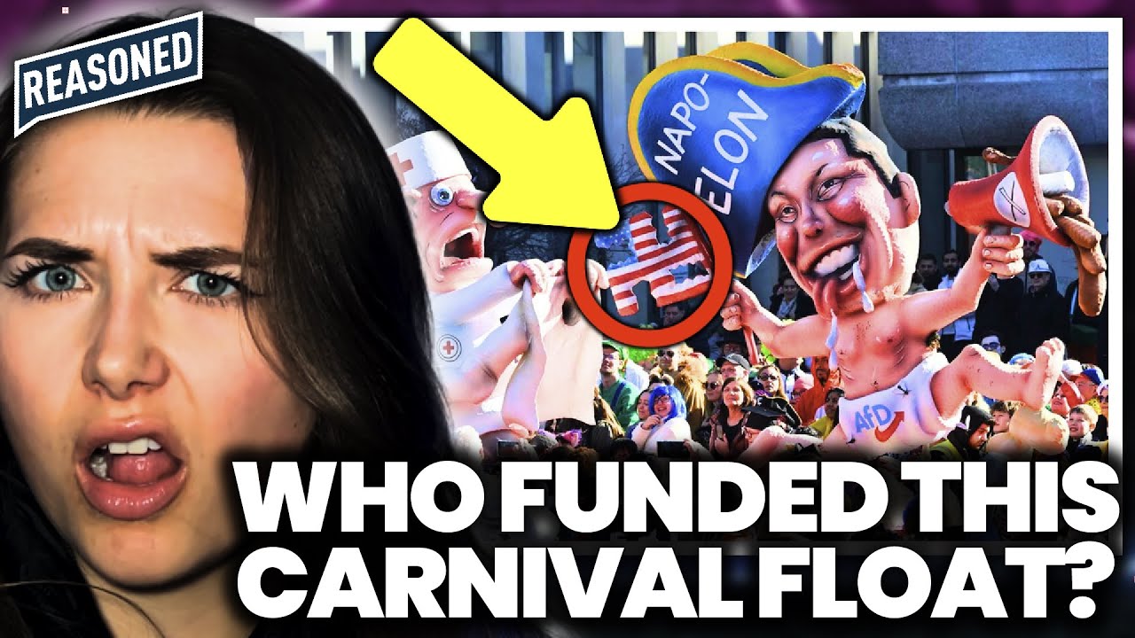 🚨 Dusseldorf Carnival Parades VILE Float of Elon Musk Holding A LITERAL ...