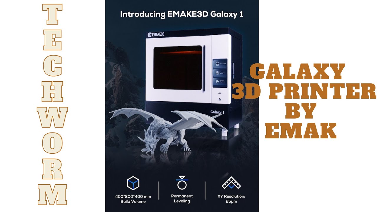Emake3D Galaxy 3D Printer by EMAK - YouTube