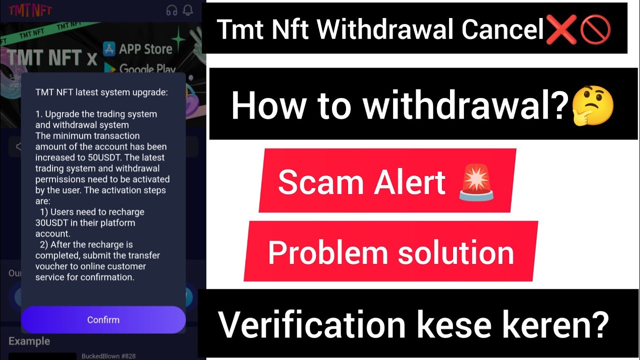 Tmt Nft New Update, Tmt Nft scam alert, Tmt Nft Withdrawal problem, Tmt ...