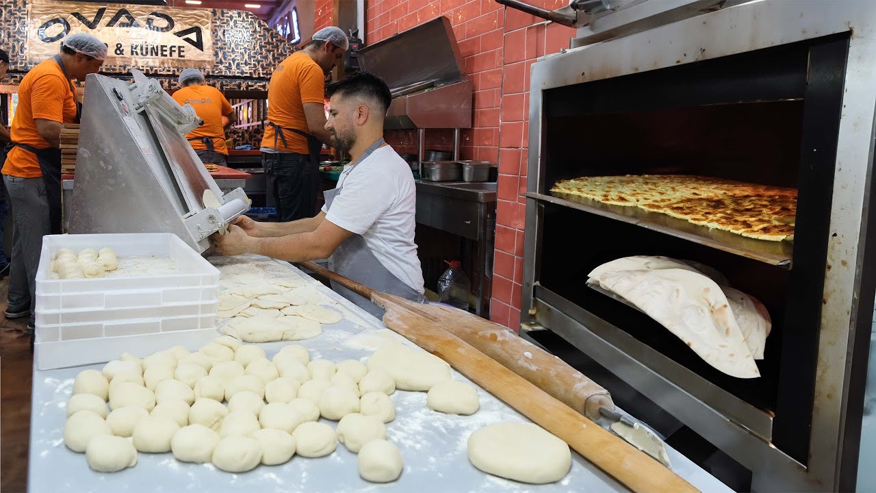 Crazy kebab makers make thousands of kebabs and Turkish pizzas - YouTube