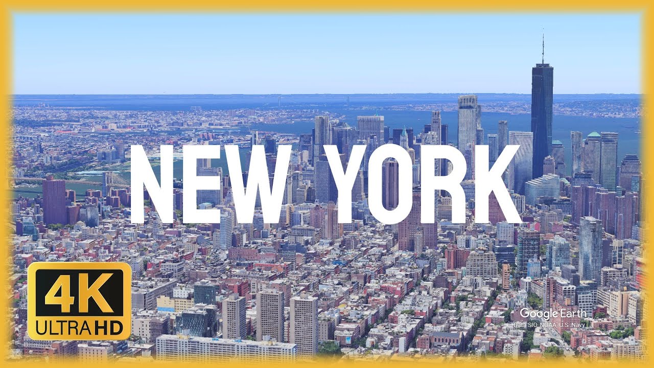 New York City View 4K UHD | Google Earth Studio - YouTube