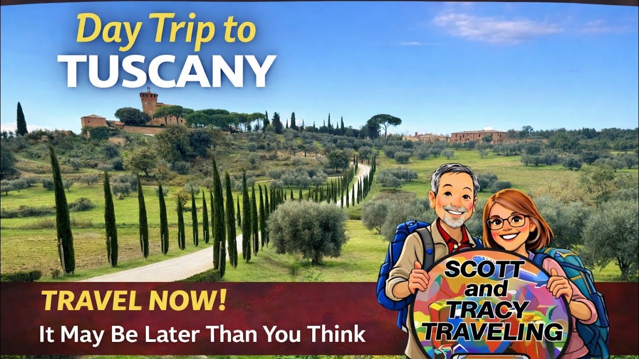 A day trip to Tuscany from Rome - YouTube