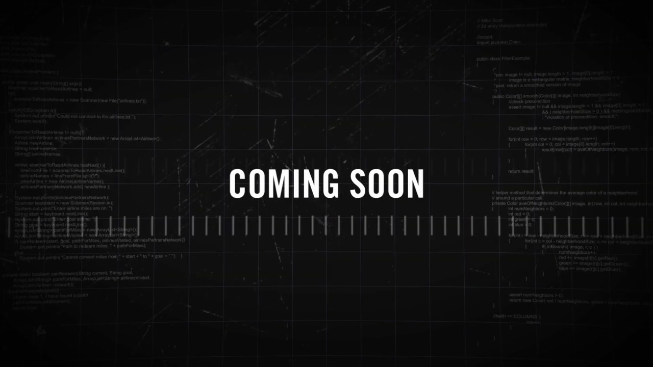 Coming Soon with Sound Effect || Glitch Effect || Free Download ...