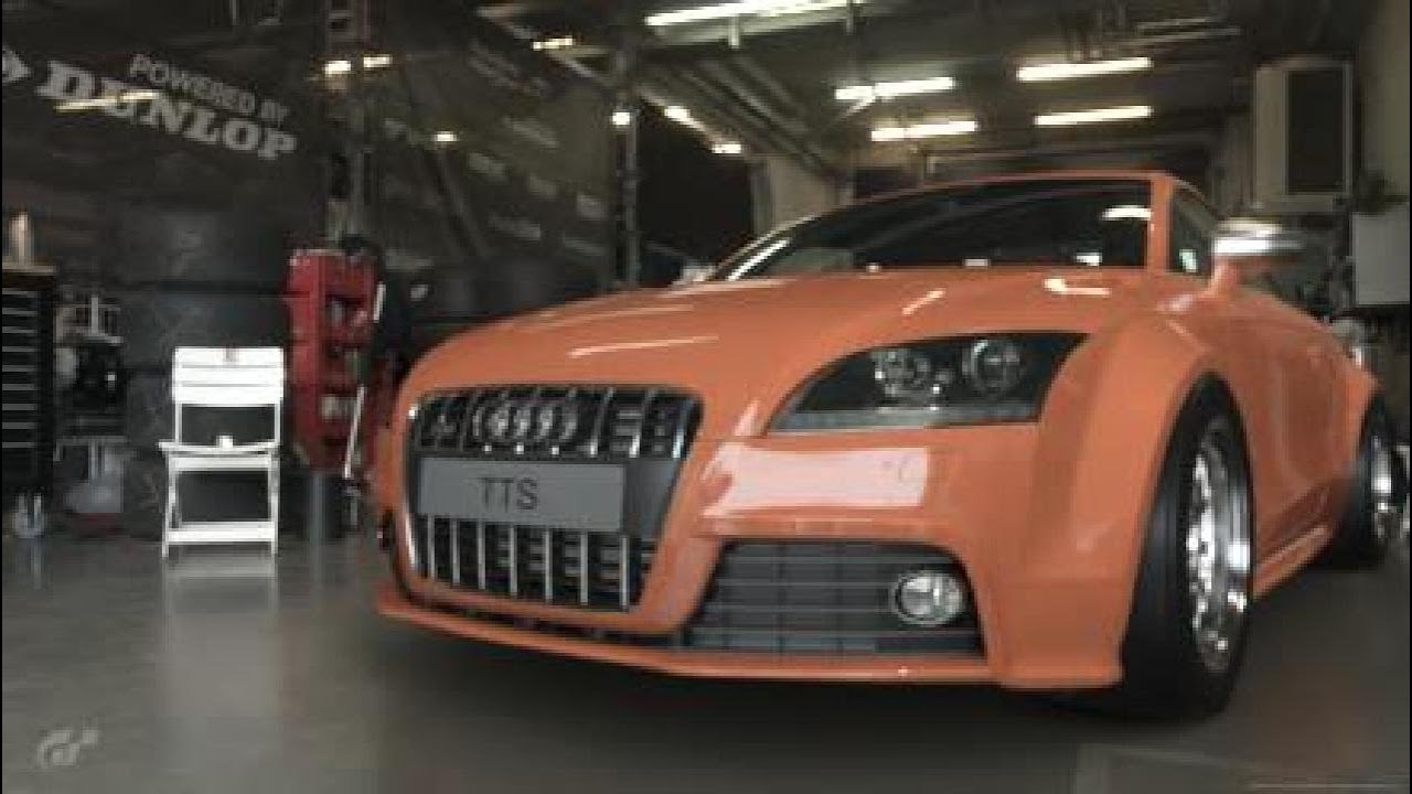 Audi tts 09 drag Tune Gt7 - YouTube
