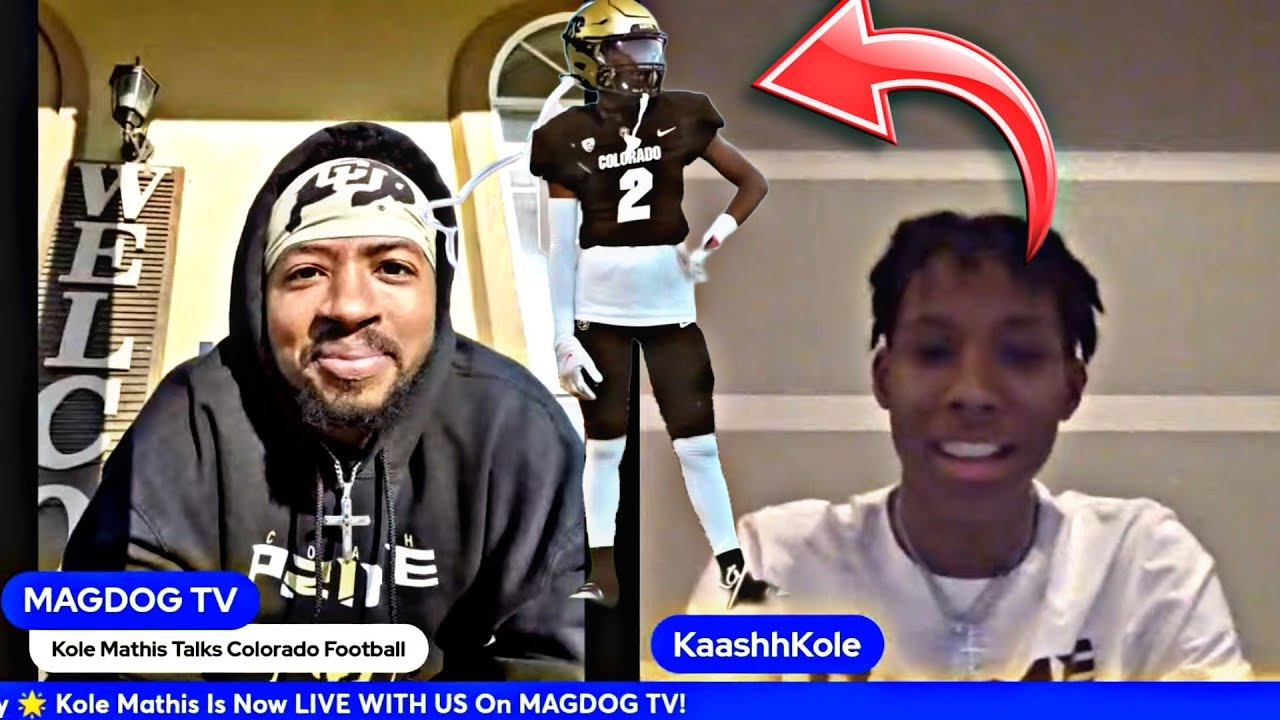 Coach Primes' Colorado Buffaloes 2 way 🌟 Kole Mathis Talks Colorado ...