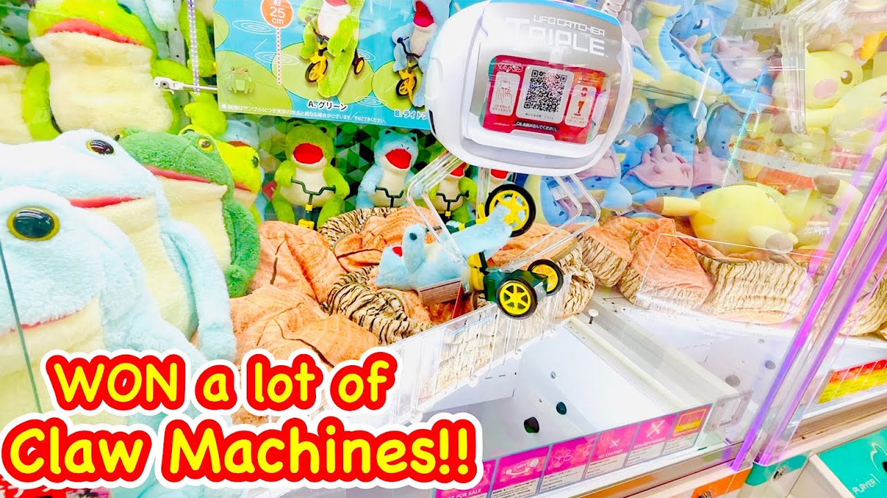 Various Claw Machines in JAPAN!! Lots of pretty prizes!! 【クレーンゲーム ...