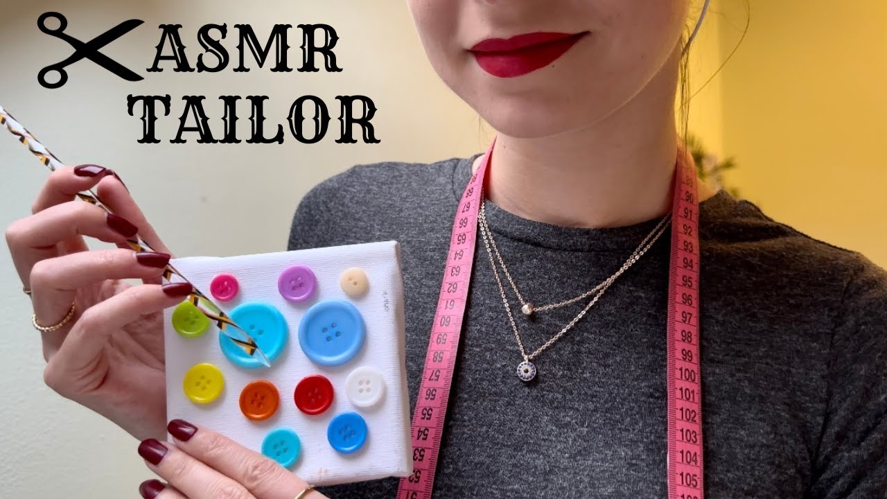 [ASMR] Your Personal Tailor - Fall Asleep With Measuring #asmr - YouTube