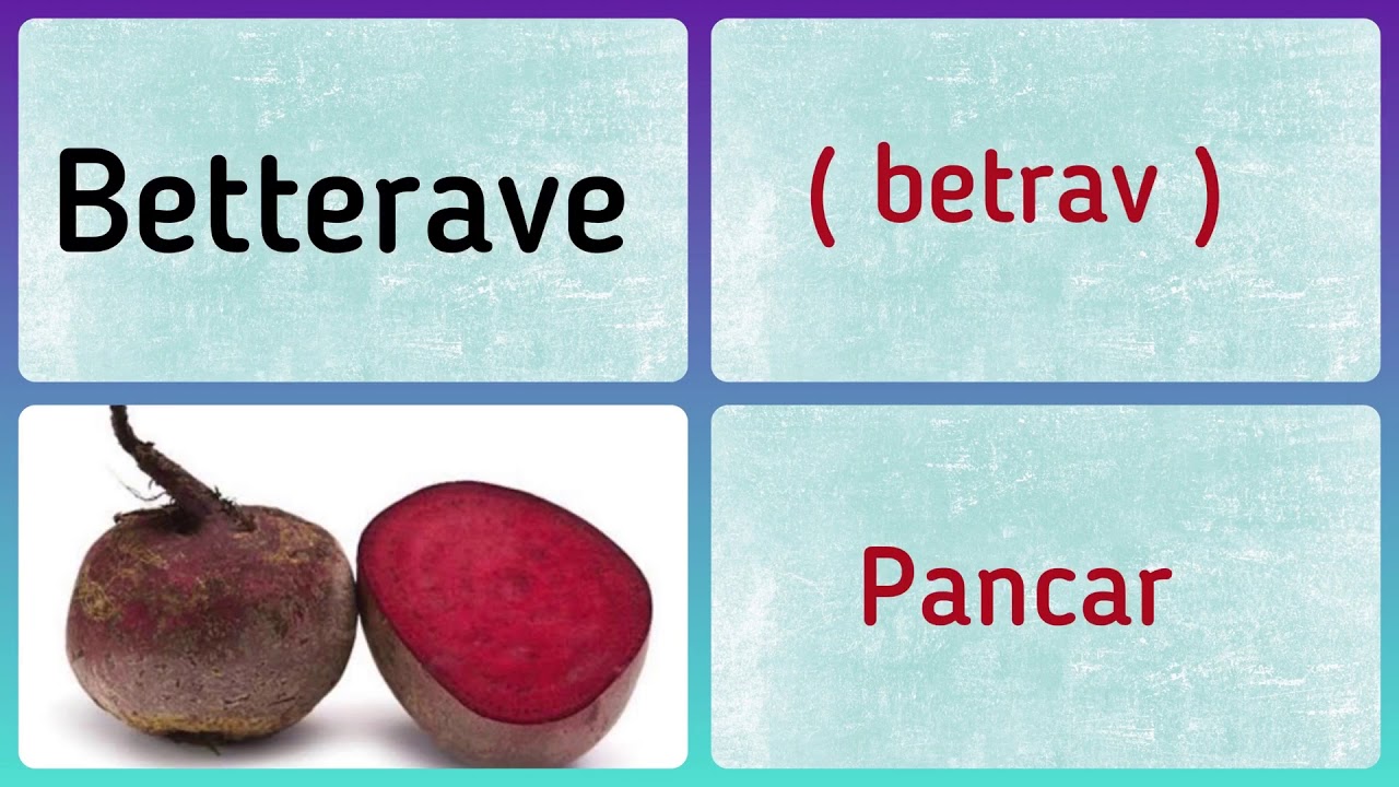 Fransızca meyve ve Sebze İsimleri / ÖĞRENME/ ALIŞTIRMALAR | Les Fruits ...