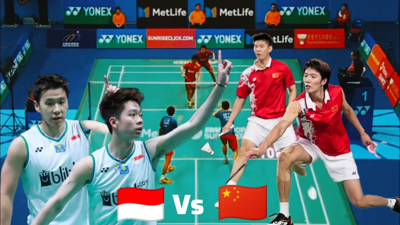 'The Minions vs Tiang listrik' Kevin Sanjaya/Markus Gideon 🇮🇩 vs Li Jun ...