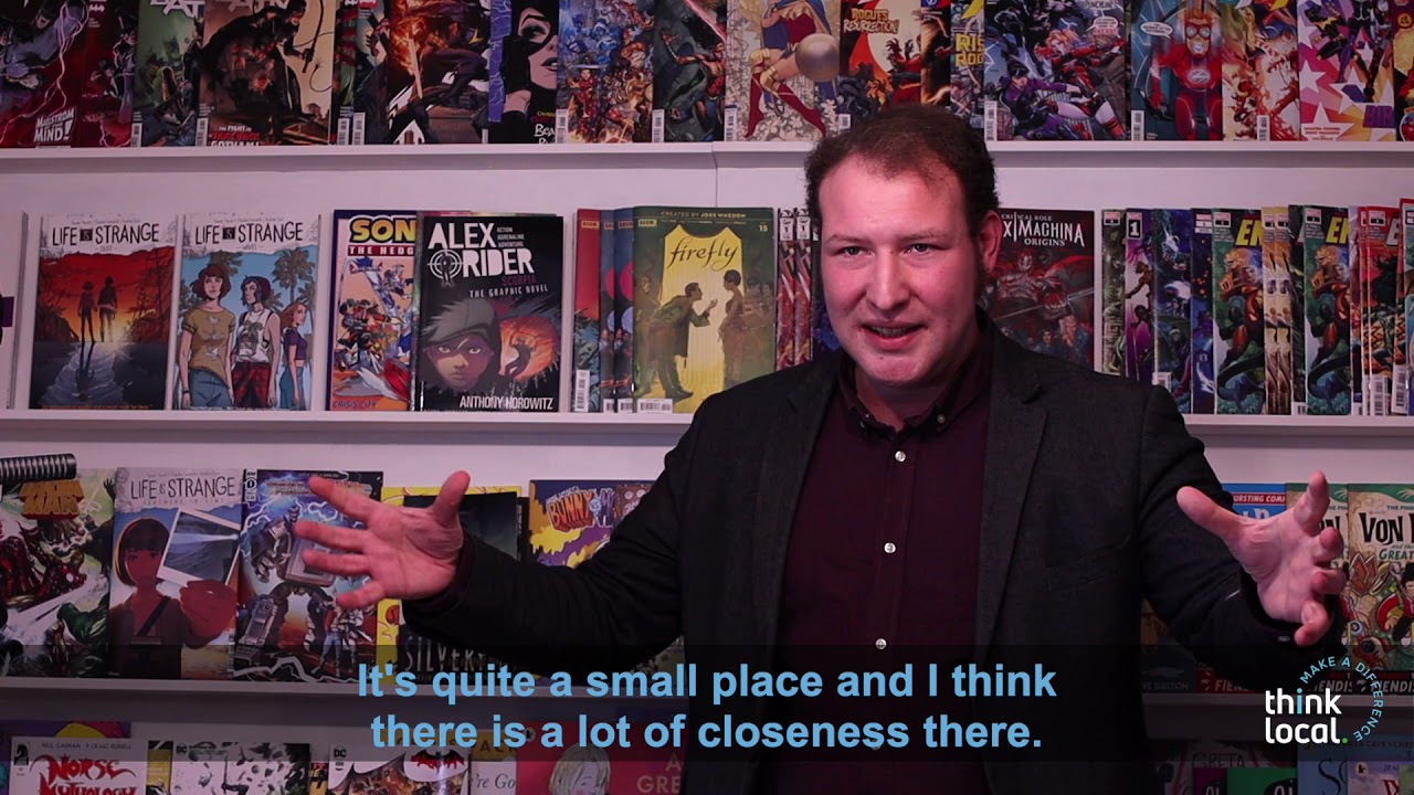 Niche Comics & Bookshop - Think Local Focus - YouTube