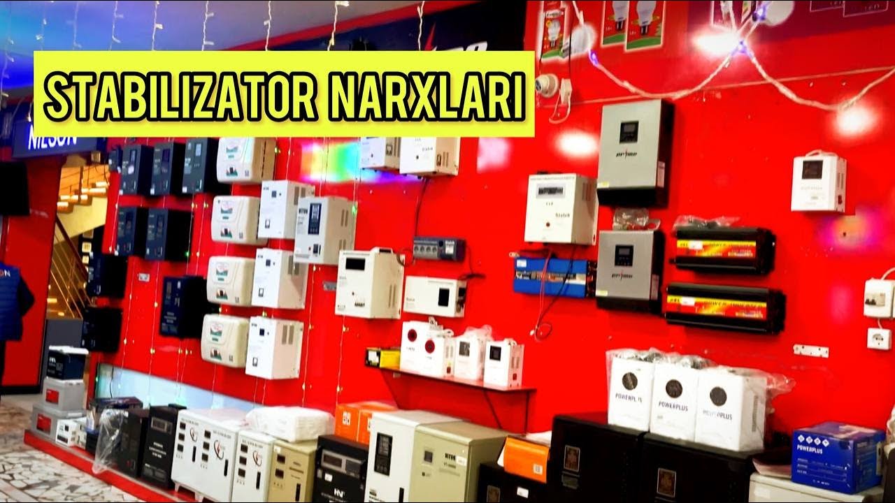Stabilizator narxlari. Xorazm Electromarket 93 922 32 31 - YouTube