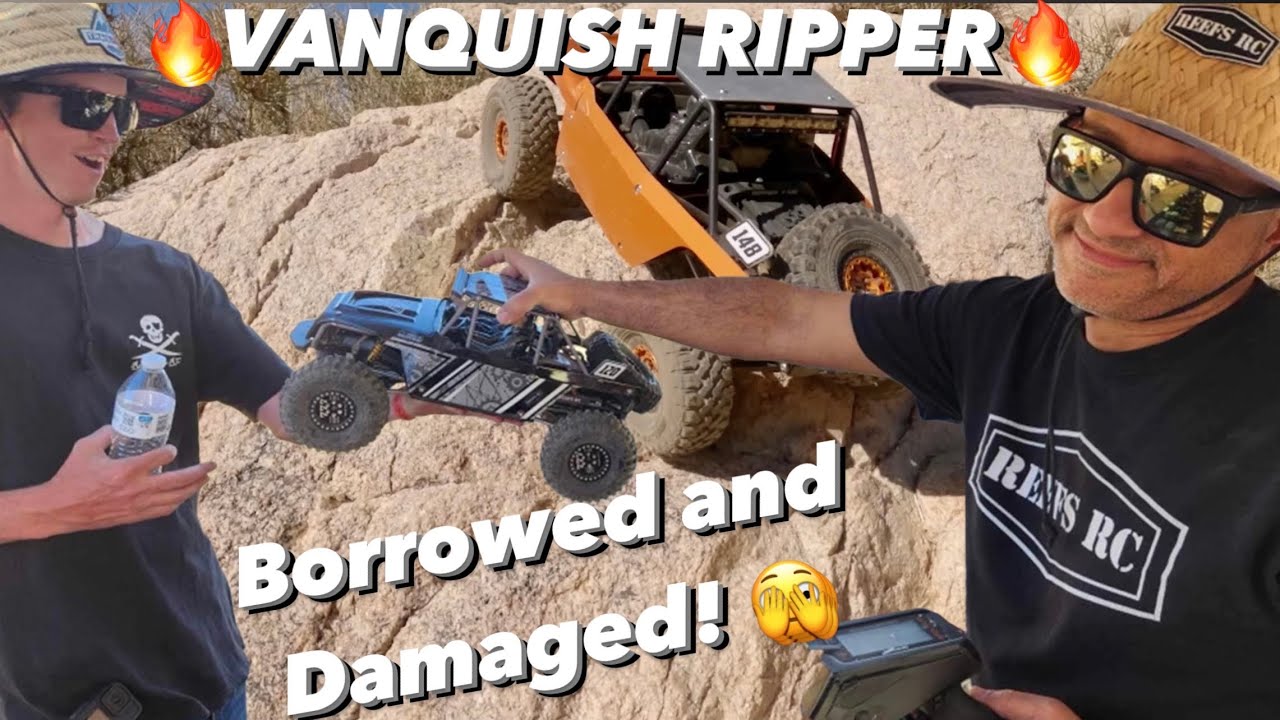 I Damaged a 10,000$+ RC Crawler!!! Vanquish Ripper Trailing & Crawling ...