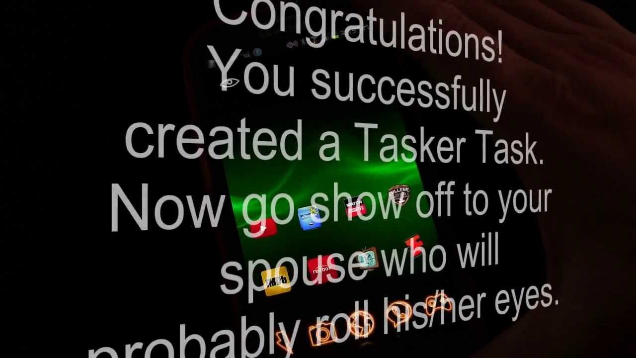 Tasker 101 Tutorials Lesson One The Basics And First Task On Android Youtube