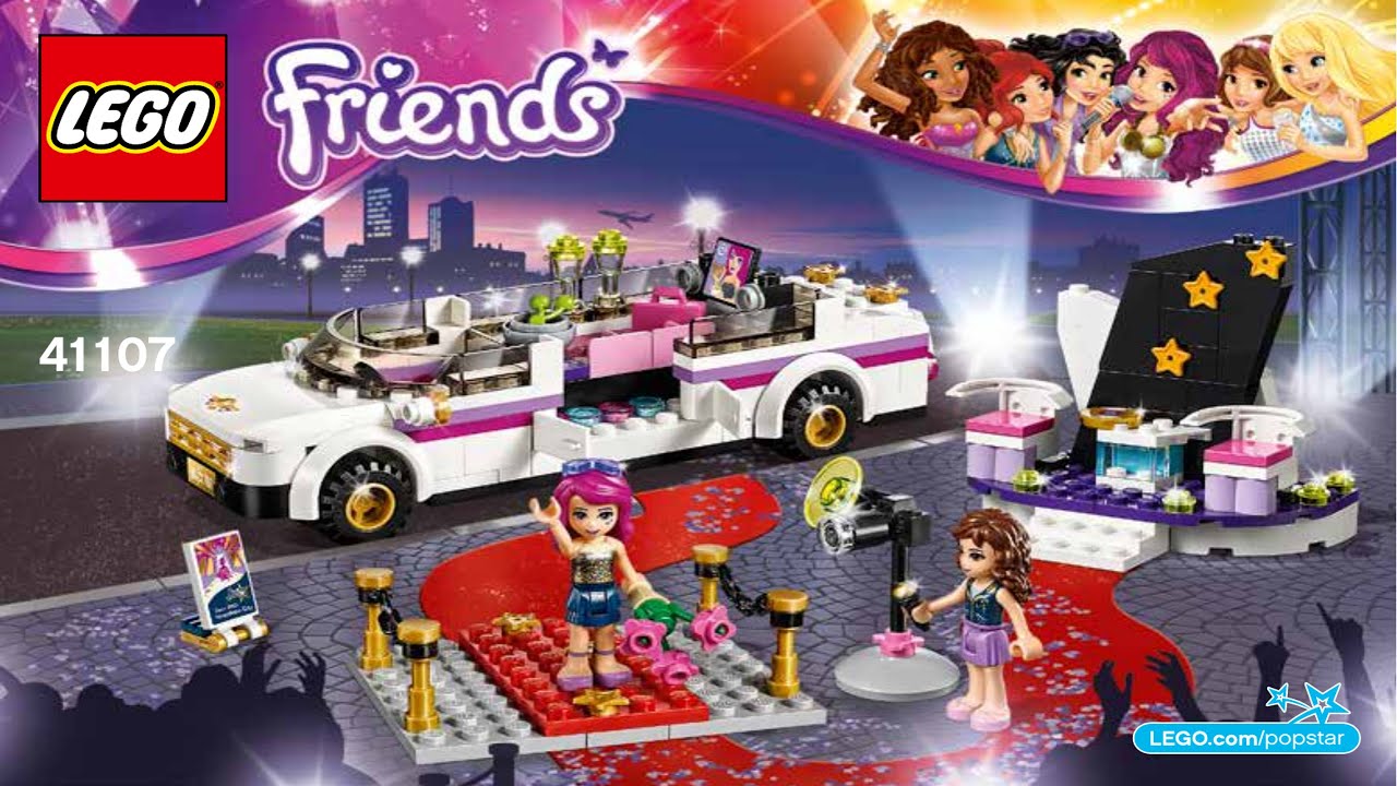 LEGO Instructions - Friends - 41107 - Pop Star Limousine - Pop Star ...