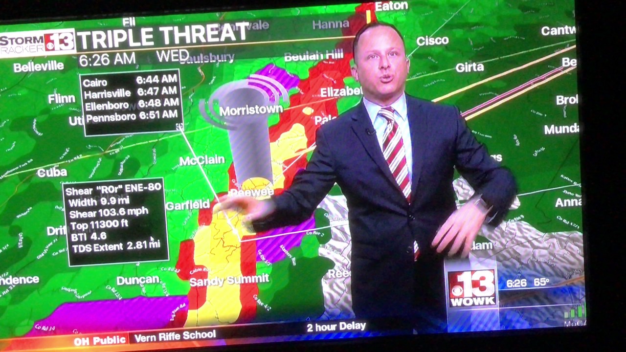 WOWK Channel 13 WV storm coverage - YouTube