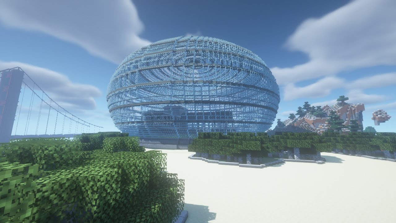 Biosphere from Civ6 but in MInecraft - YouTube