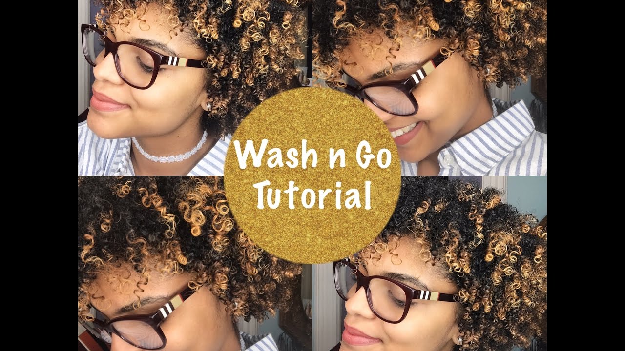 SUPER DEFINED Wash n Go | 4A/4B Hair - YouTube