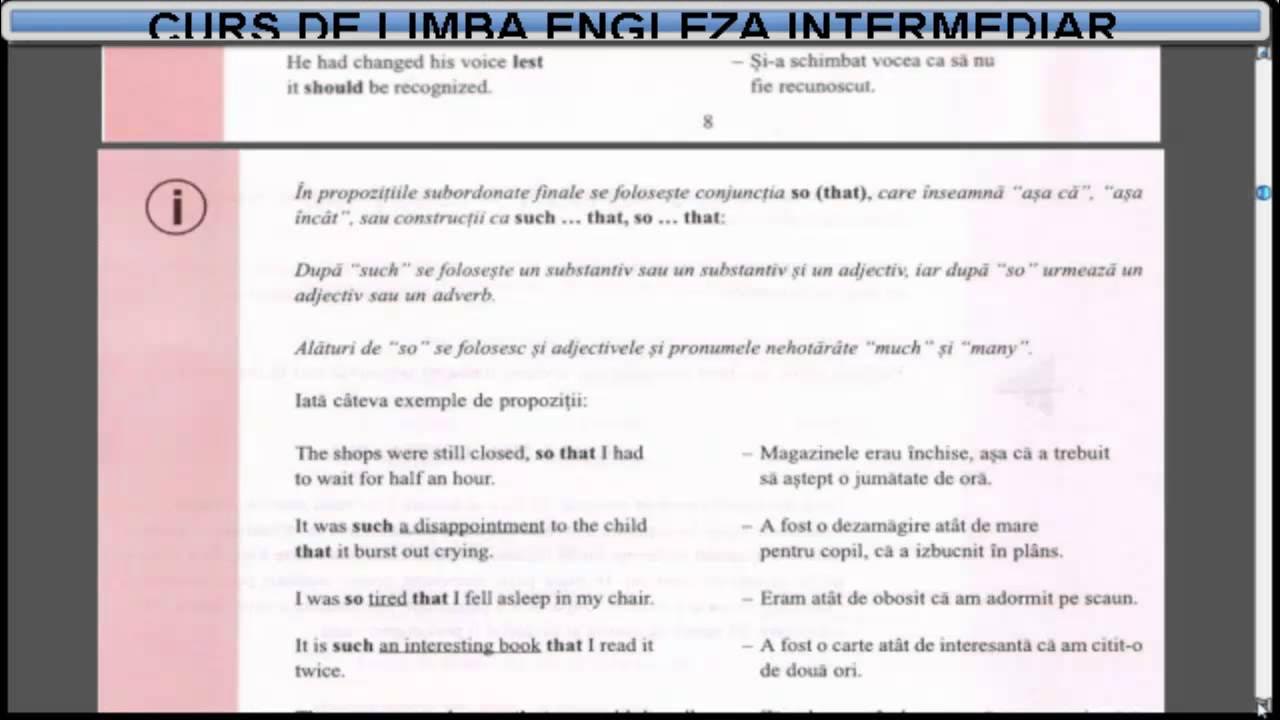 Curs de limba Engleza nivel intermediar (tema+vocabular) - Lectia 25 - YouTube