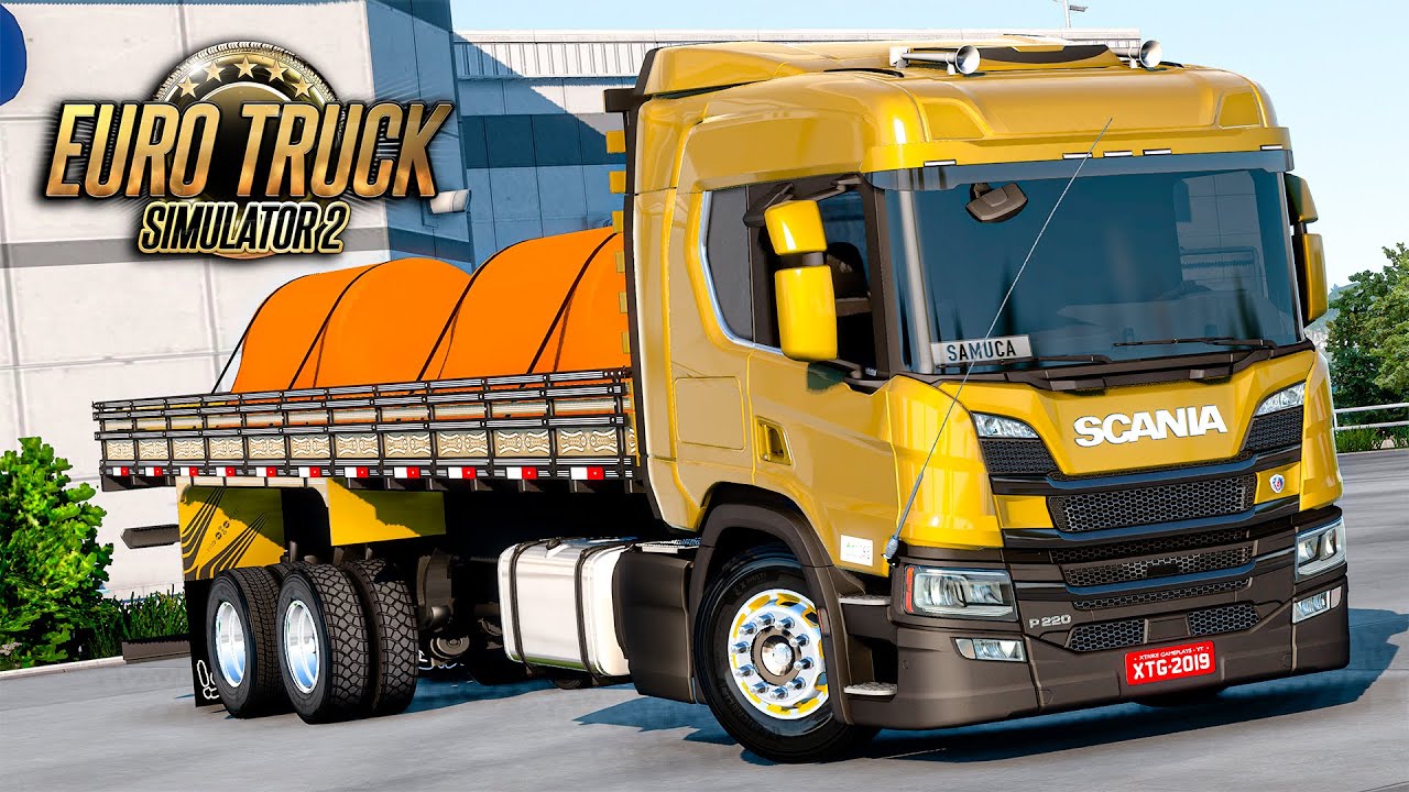 Scania P220 Carregada com Bobinas - Euro Truck 2 - YouTube