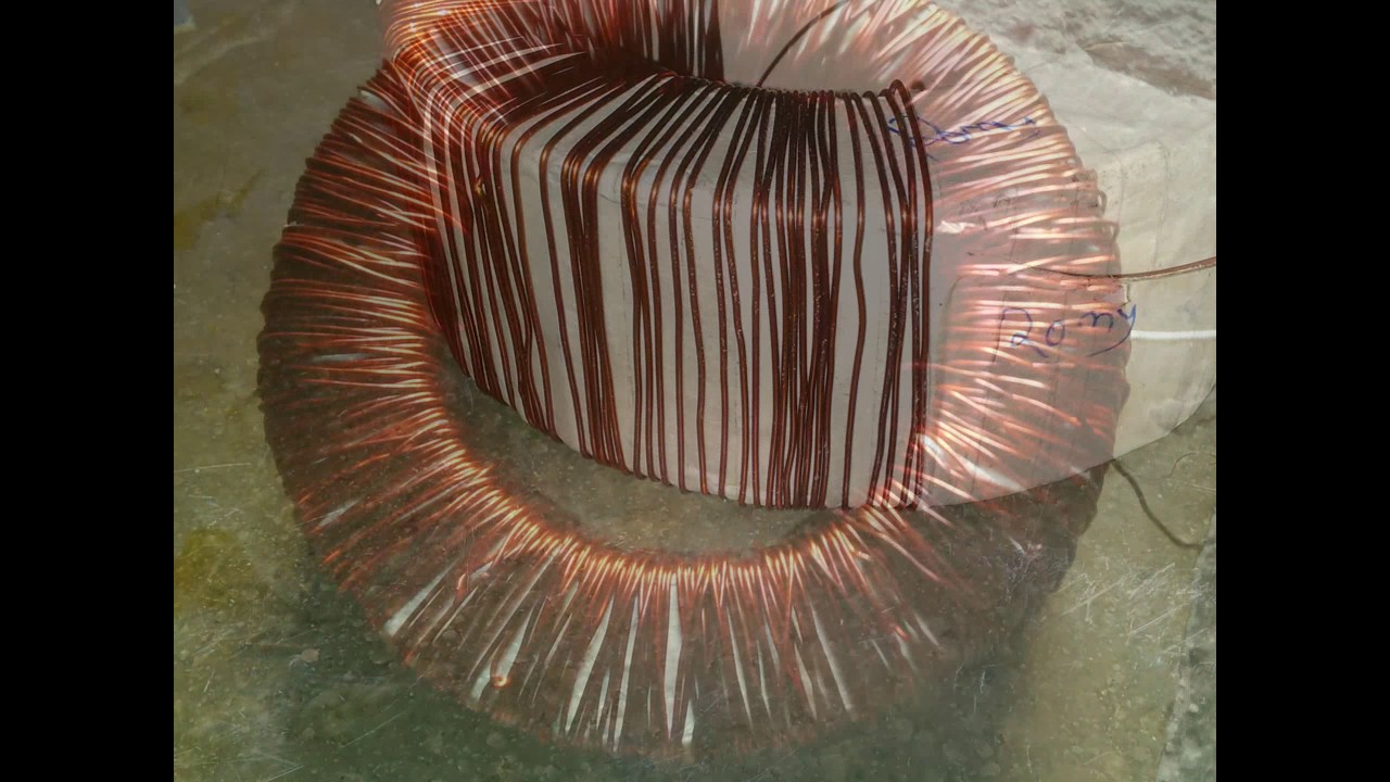 Toroid Core Transformer Winding Youtube