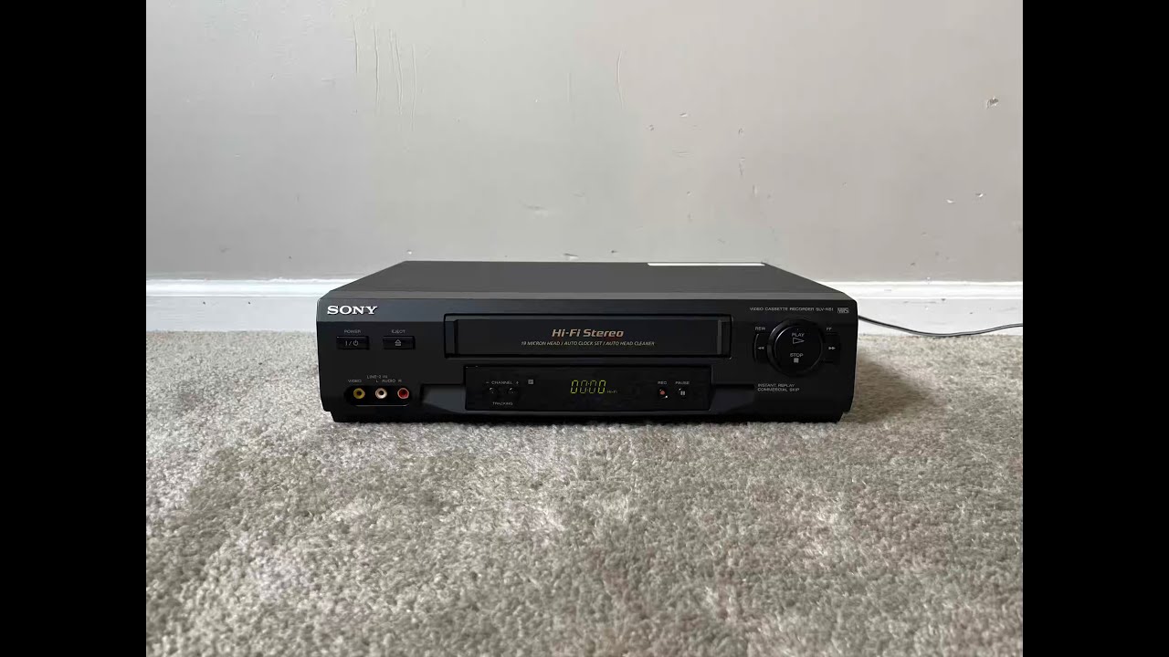 Sony SLV-N51 VHS VCR Video Cassette Player Recorder - YouTube