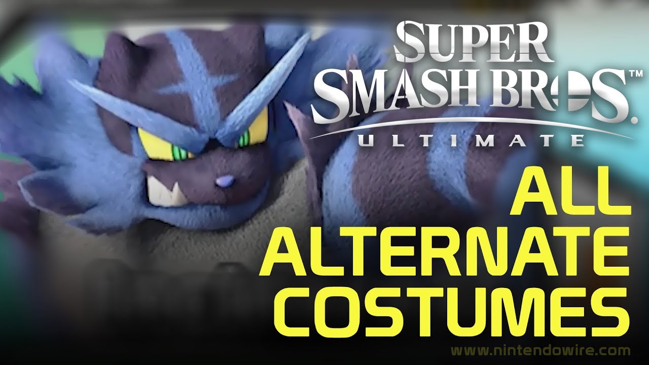 Super Smash Bros. Ultimate | ALL Alternate Costumes (570+ Costumes ...