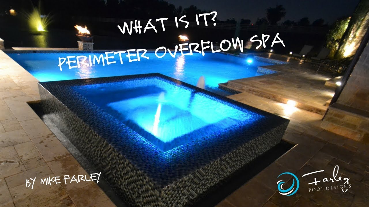 Custom Pool Spa Overflow Designs