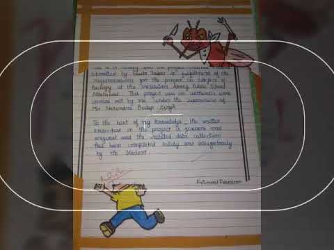 Biology investigatory project on malaria - YouTube