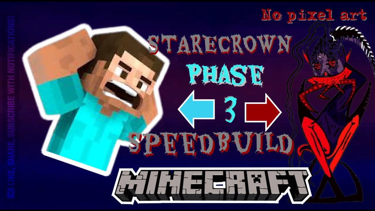 MInecraft/Starecrown Phase 3 Speedbuild! || MINECRAFT || FNF || FRIDAY ...