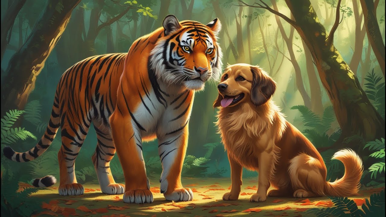 The Mighty Tiger and Loyal Dog - YouTube