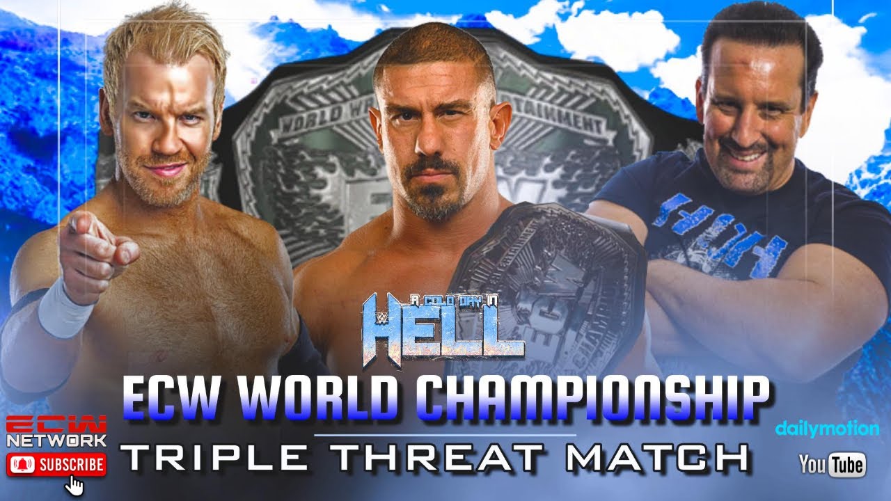 ECW Championship Triple Threat Match | ECW A Cold Day In Hell 2024 Last ...