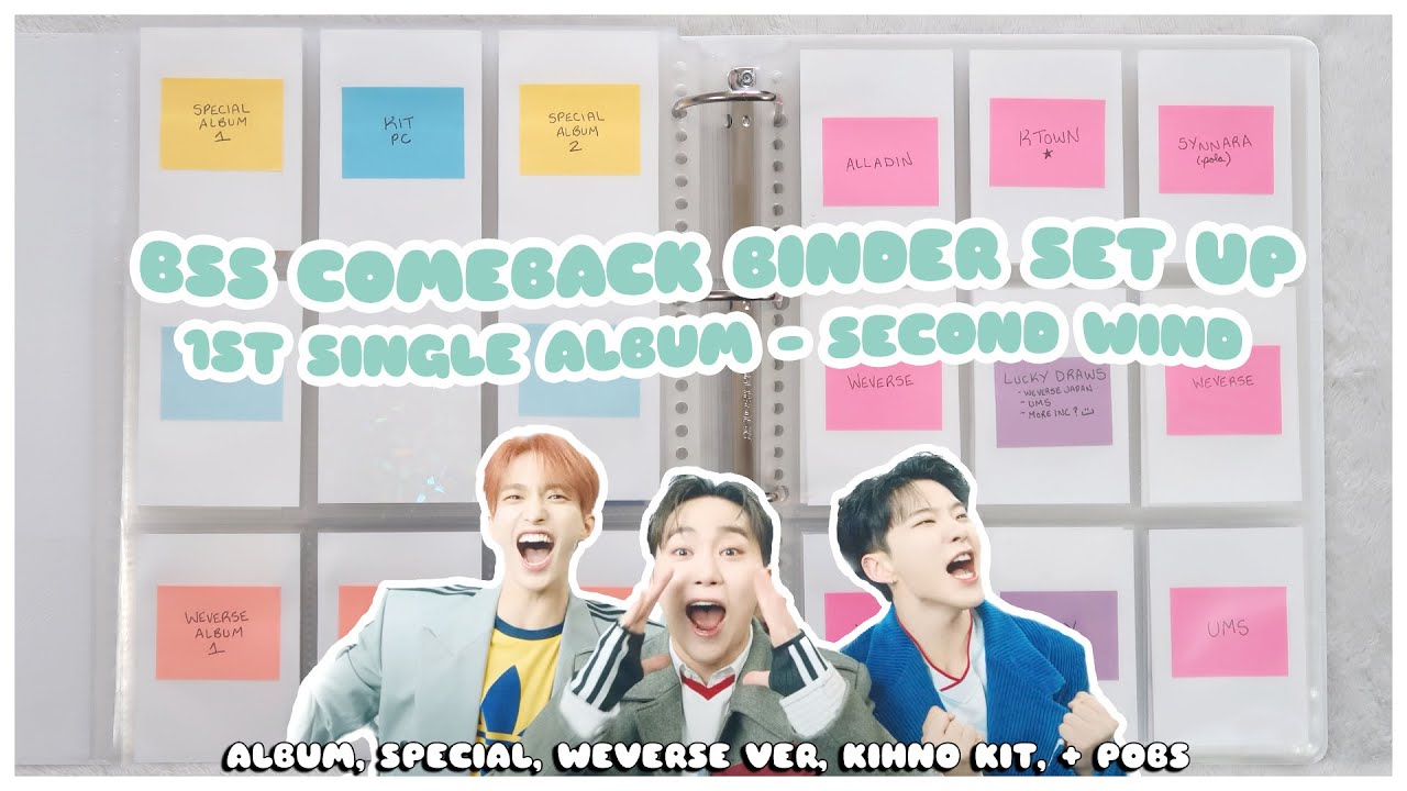 Setting Up My Seventeen Binder For Bss Second Wind Album Comeback Setting Up My Seventeen Binder For Bss Second Wind Album Comeback