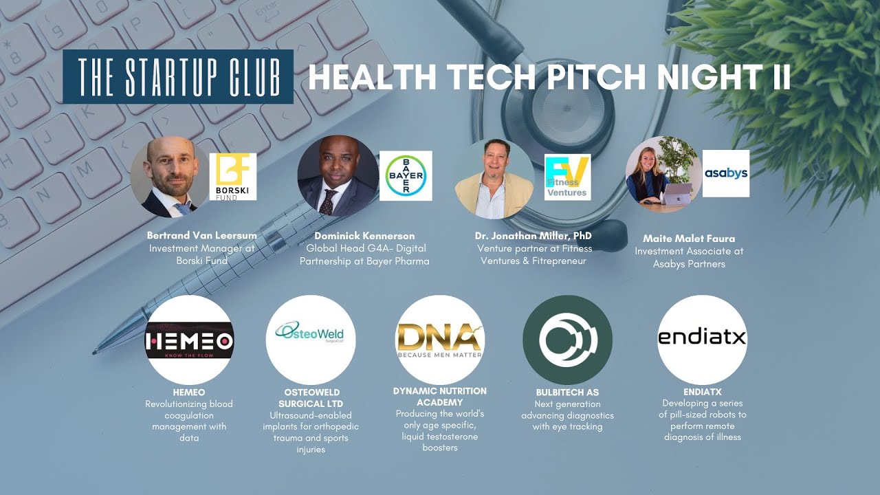 Health Tech Pitch Night - YouTube