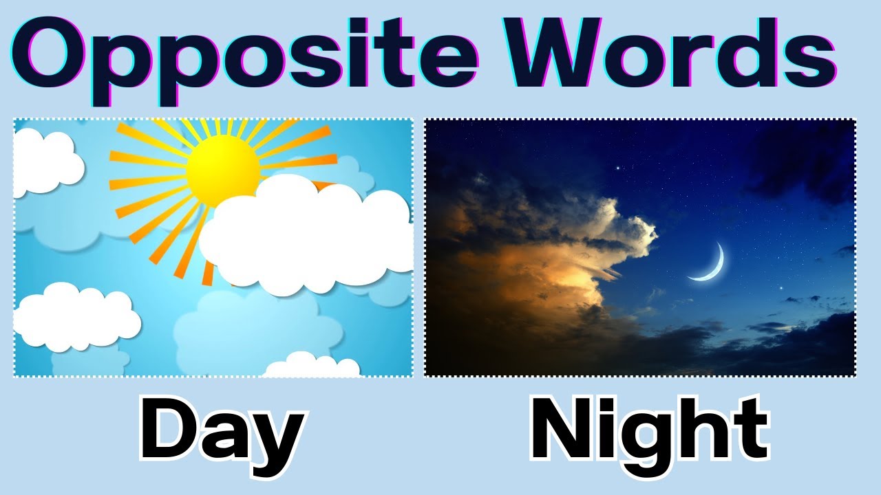 Opposite words : A Fun Learning Adventure | Antonym Words in English ...